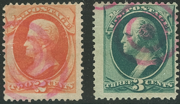 U.S. FANCY CANCELS on Stamps