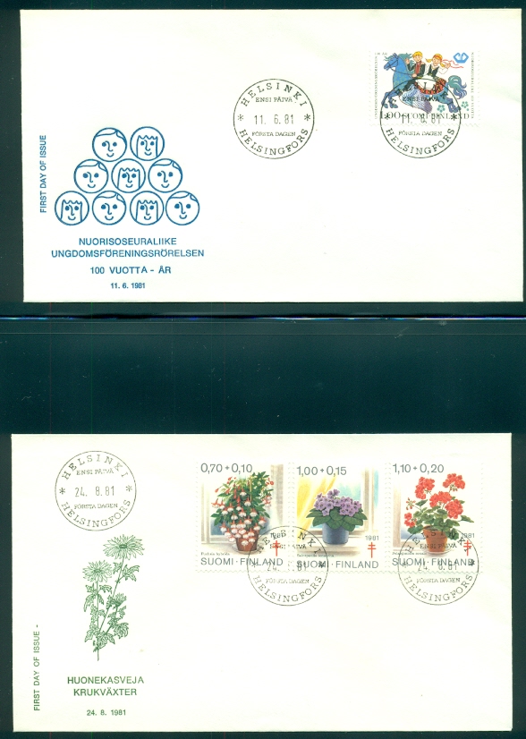 FINLAND FIRST DAY COVERS