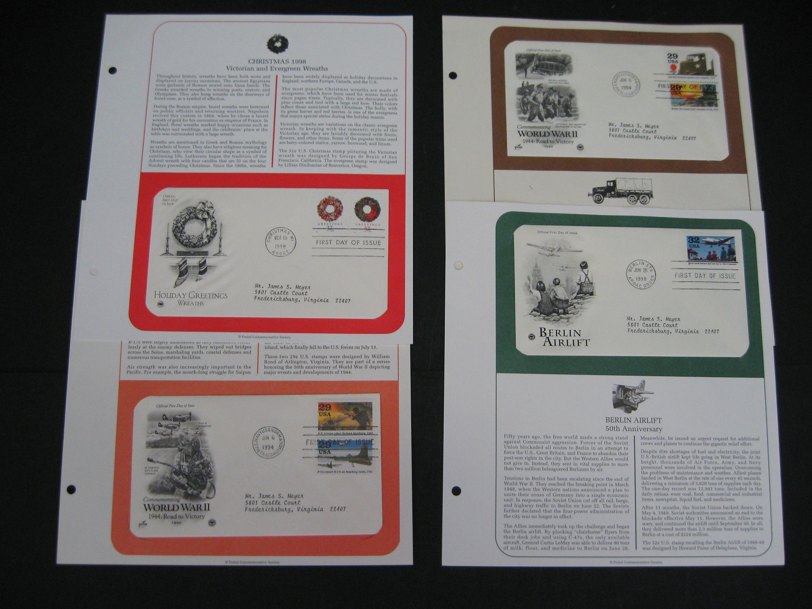 U.S. FIRST DAY COVER COLLECTION